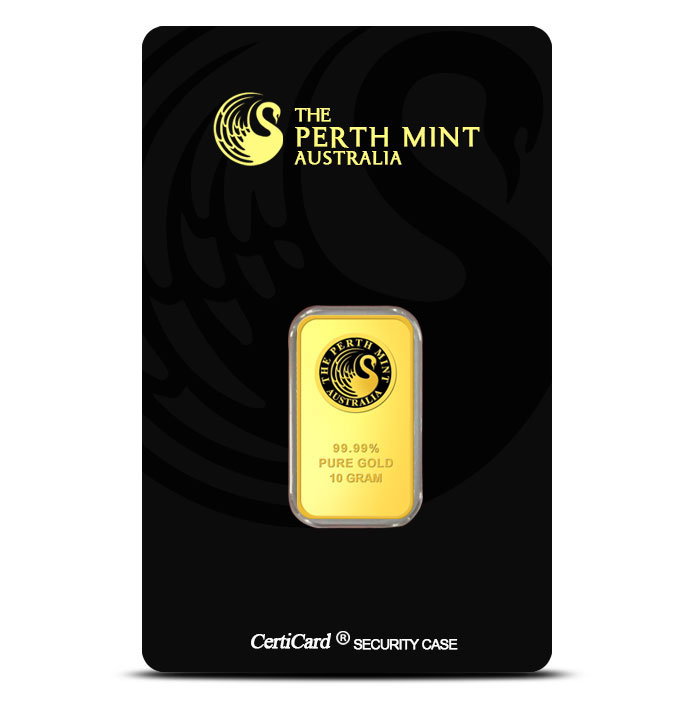 Buy 10 Gram Perth Mint Gold Bar (New w/ Assay) | BullionMax