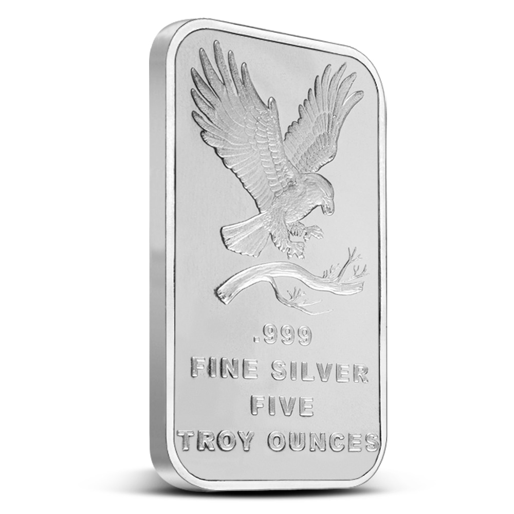 Buy 5 oz SilverTowne Eagle Silver Bar (NEW) | BullionMax