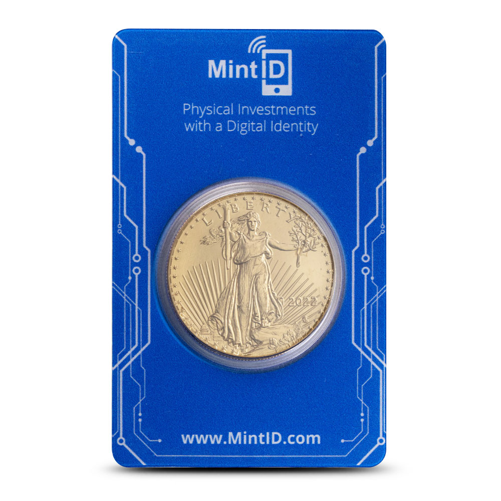 Buy 2022 American Eagle 1 oz Gold Coin MintID, AES-128 Encrypted ...
