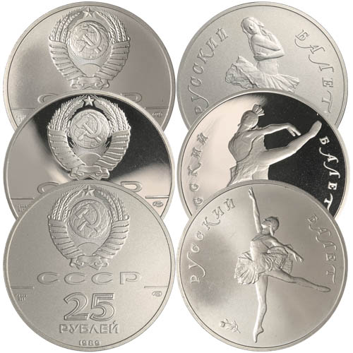 Buy 1 oz Russian Palladium Ballerina Coin (Random Year, BU) | BullionMax