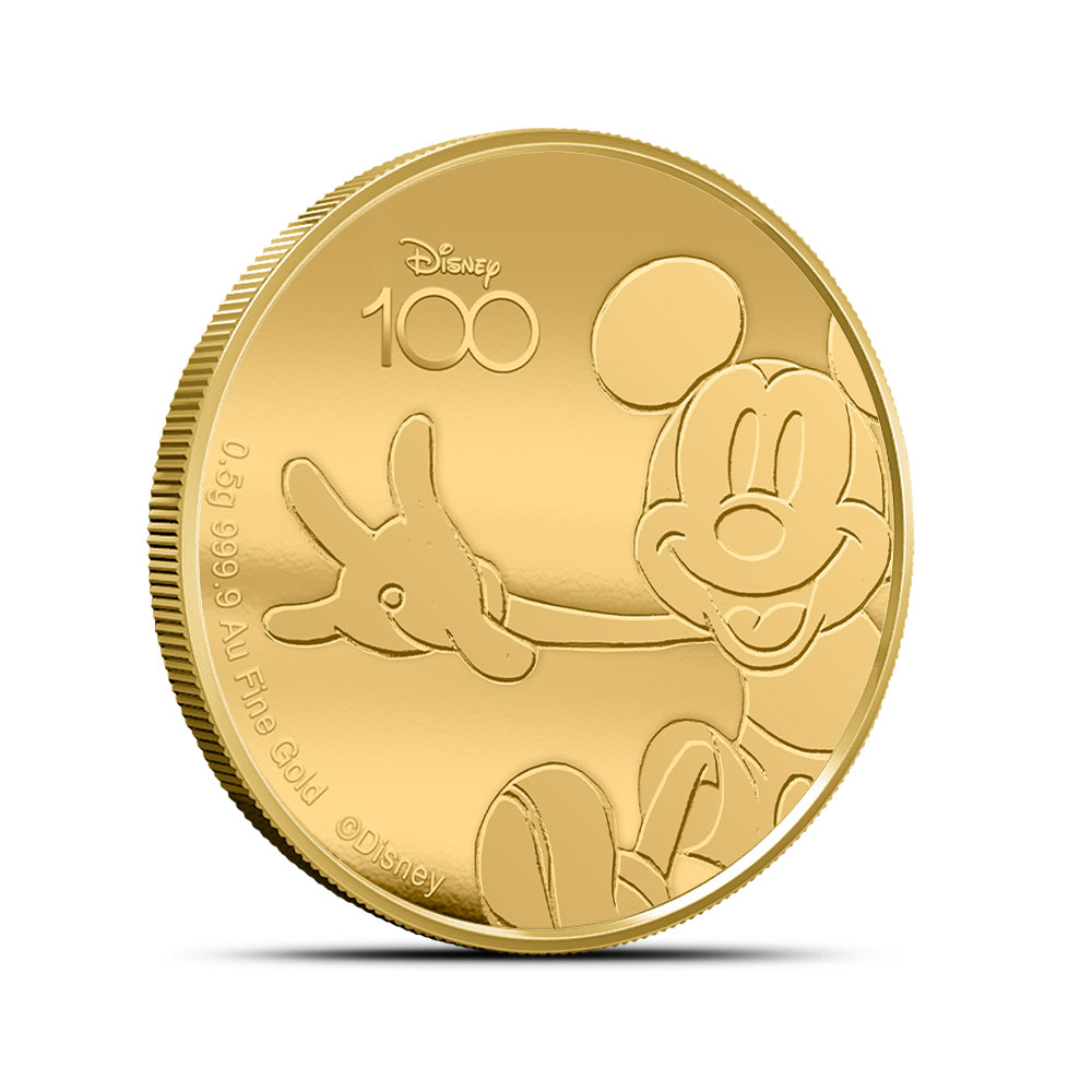 Buy 2023 1/2 Gram Proof Solomon Islands Gold Disney 100 Years of Wonder ...