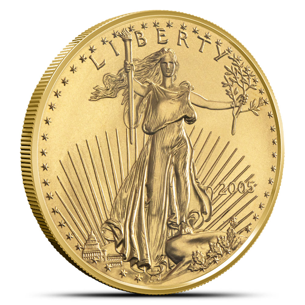 Buy 2005 1 oz American Gold Eagle Coin (BU) | BullionMax