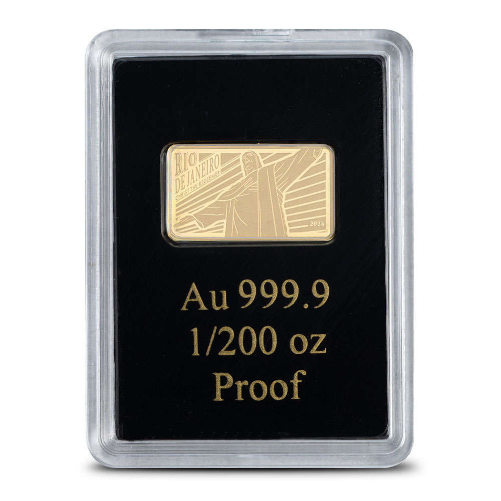 Buy 2024 1/200 oz Proof Solomon Islands Gold World Landmarks Christ the ...