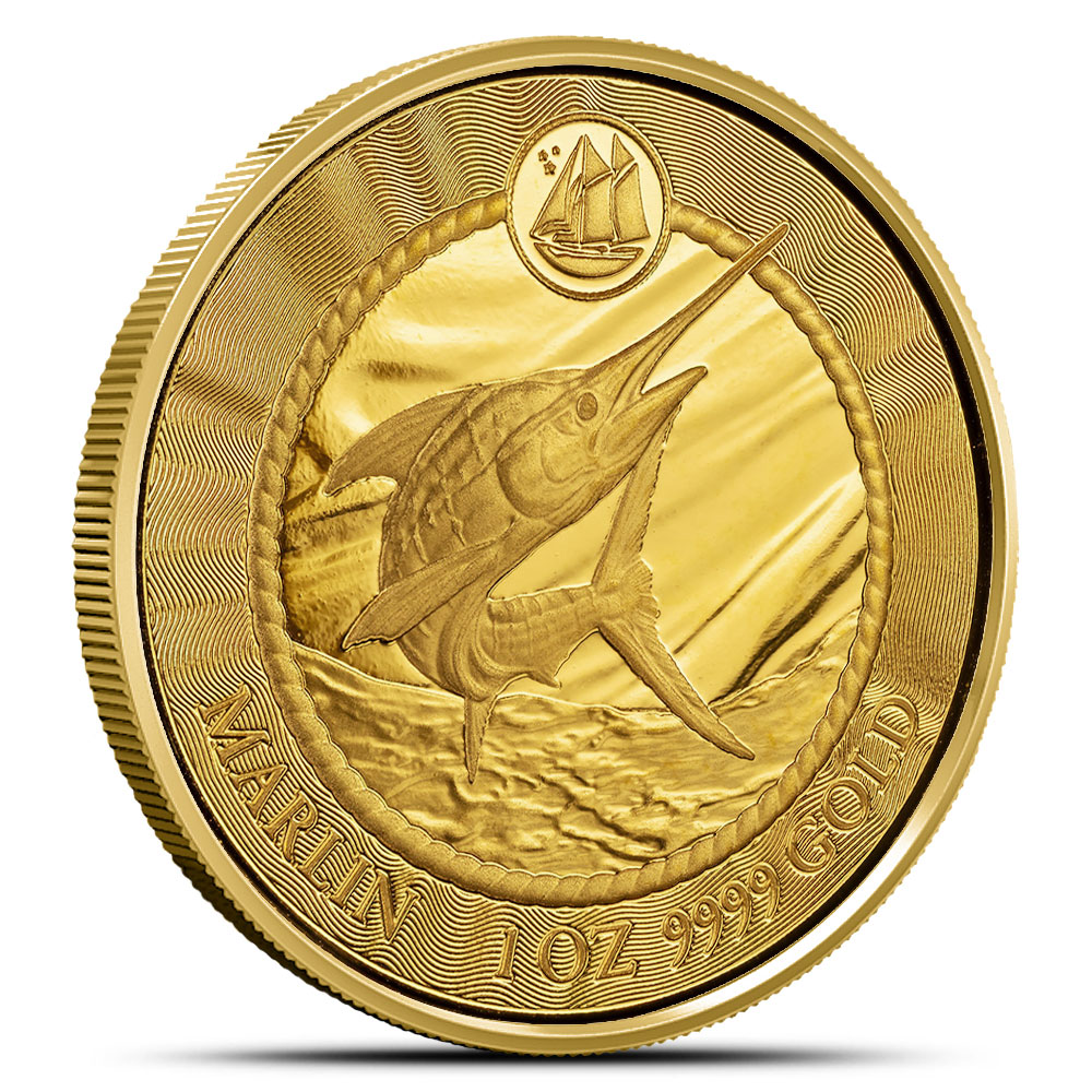 Buy 2023 1 oz Cayman Islands Gold Sea Life Marlin Coin (Proof-Like ...