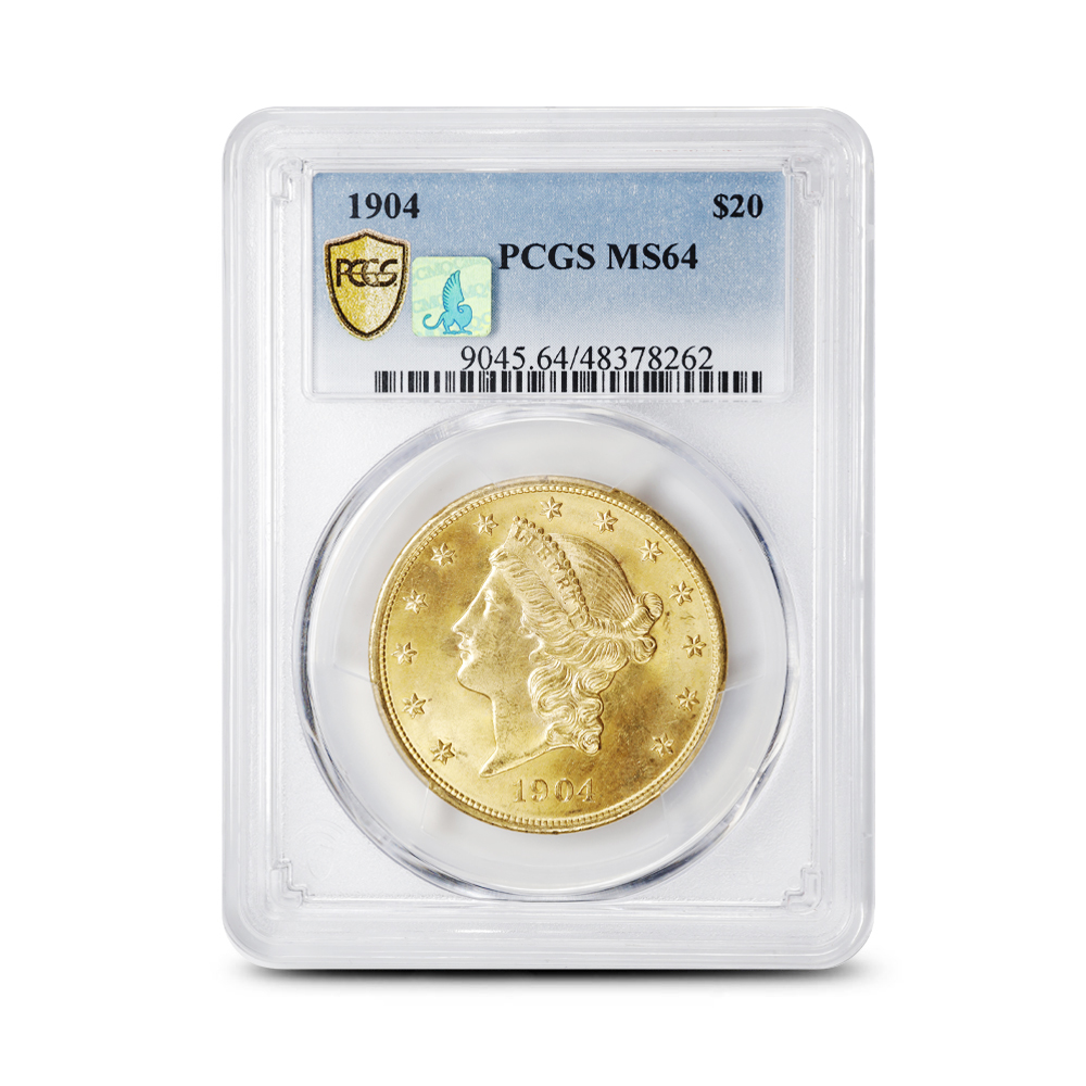 Buy 1904 Pre-33 $20 Liberty Gold Double Eagle Coin PCGS MS64 (CMQ ...