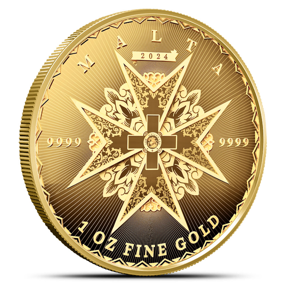 Buy 2024 1 oz Malta Gold Maltese Cross Coin (BU) | BullionMax