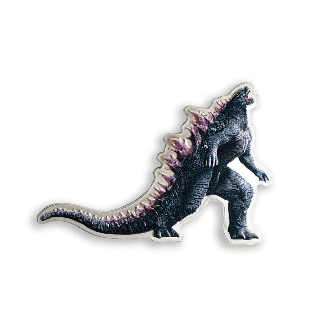 Buy 1 oz Colorized Godzilla x Kong The New Empire Godzilla Shaped ...