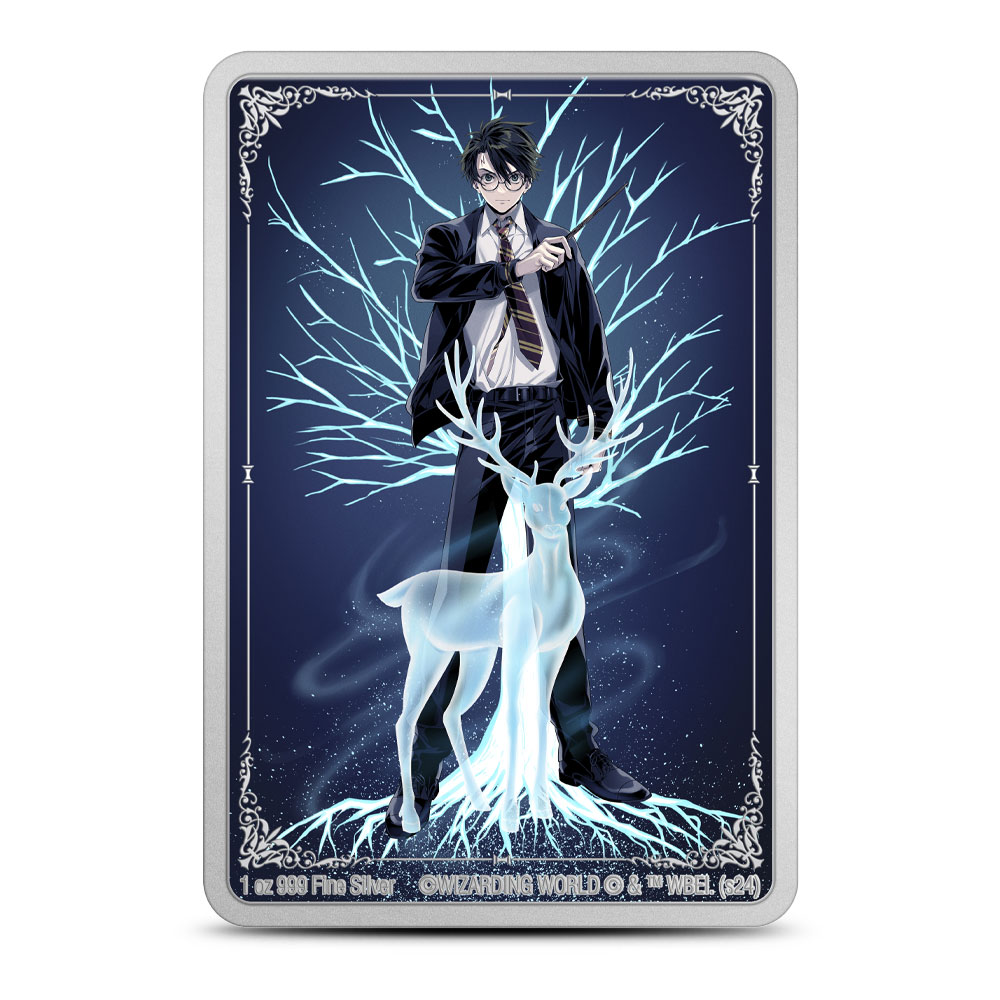 Buy 2024 Proof Colorized Niue Silver Harry Potter Patronus | BullionMax