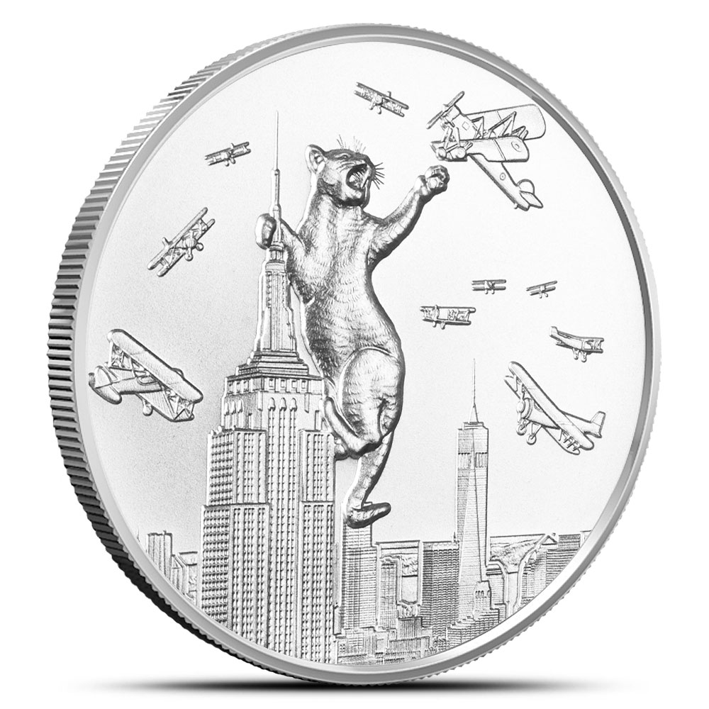 Buy 1 oz King Kat Silver Round (New) | BullionMax
