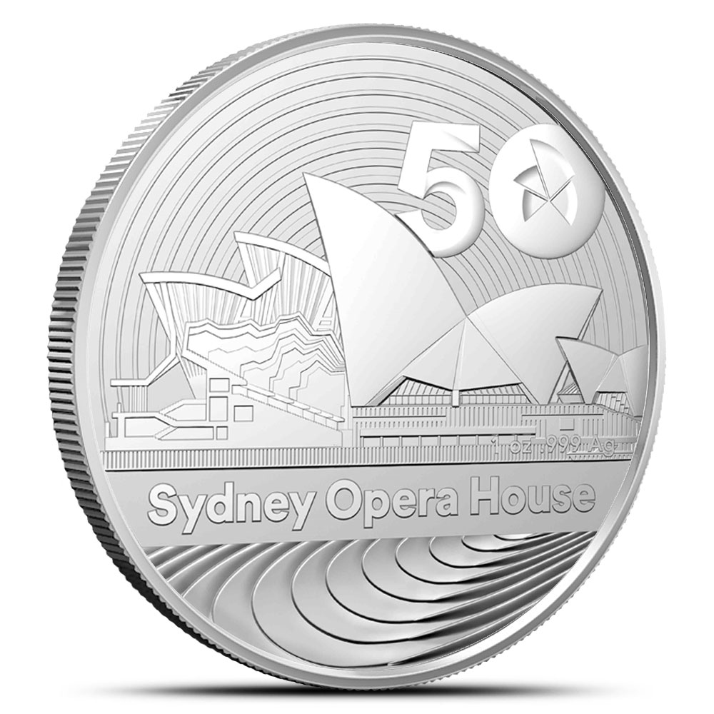 Buy 2023 1 oz Royal Australian Mint Silver Sydney Opera House 50th ...