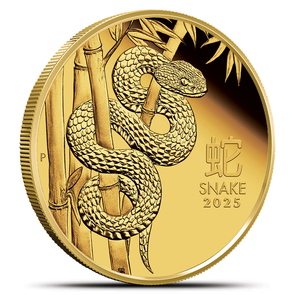 Buy 2025 1 oz Proof Australian Gold Lunar Snake Coin (Box + CoA ...