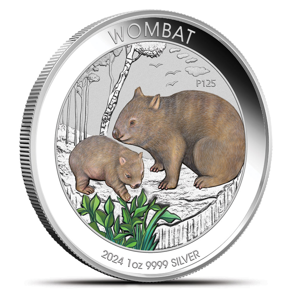 Buy 2024 1 oz Colorized Australian Silver Wombat Coin (In Card ...
