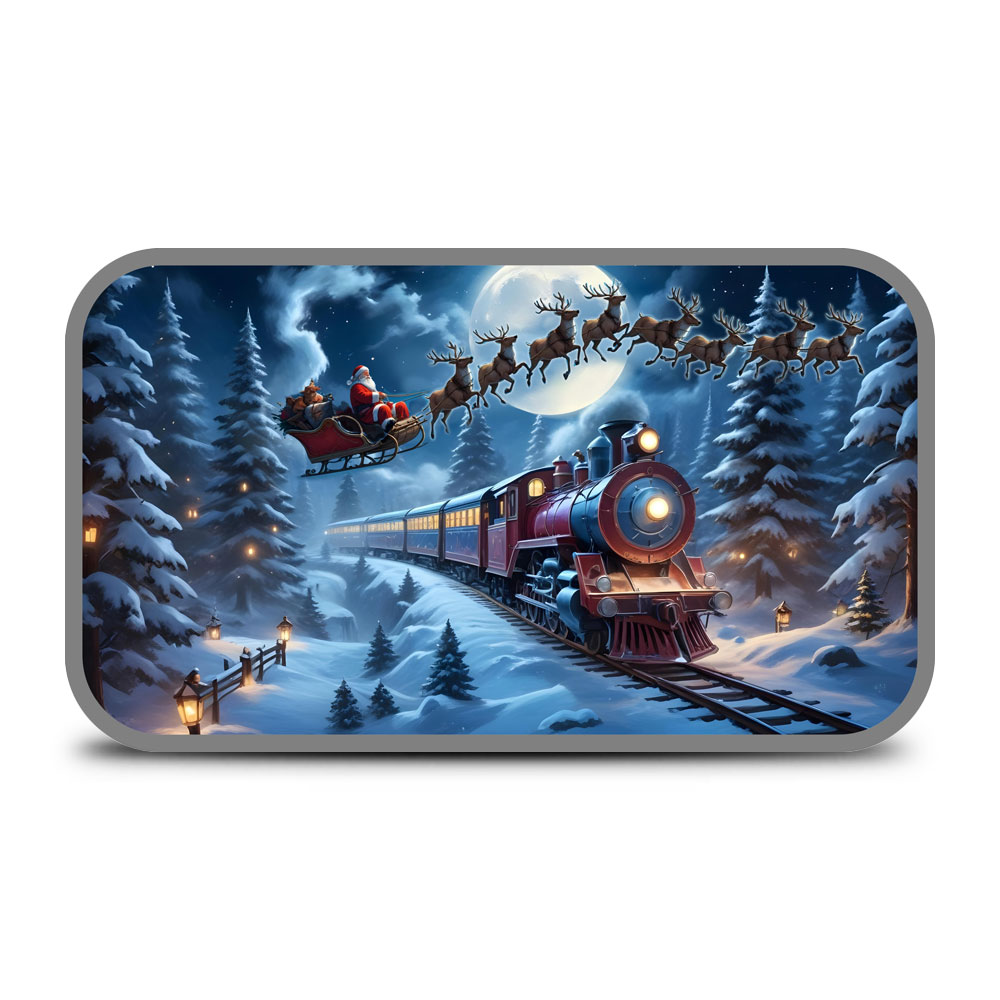 Buy 1 oz Colorized Polar Train Silver Bar (New) | BullionMax