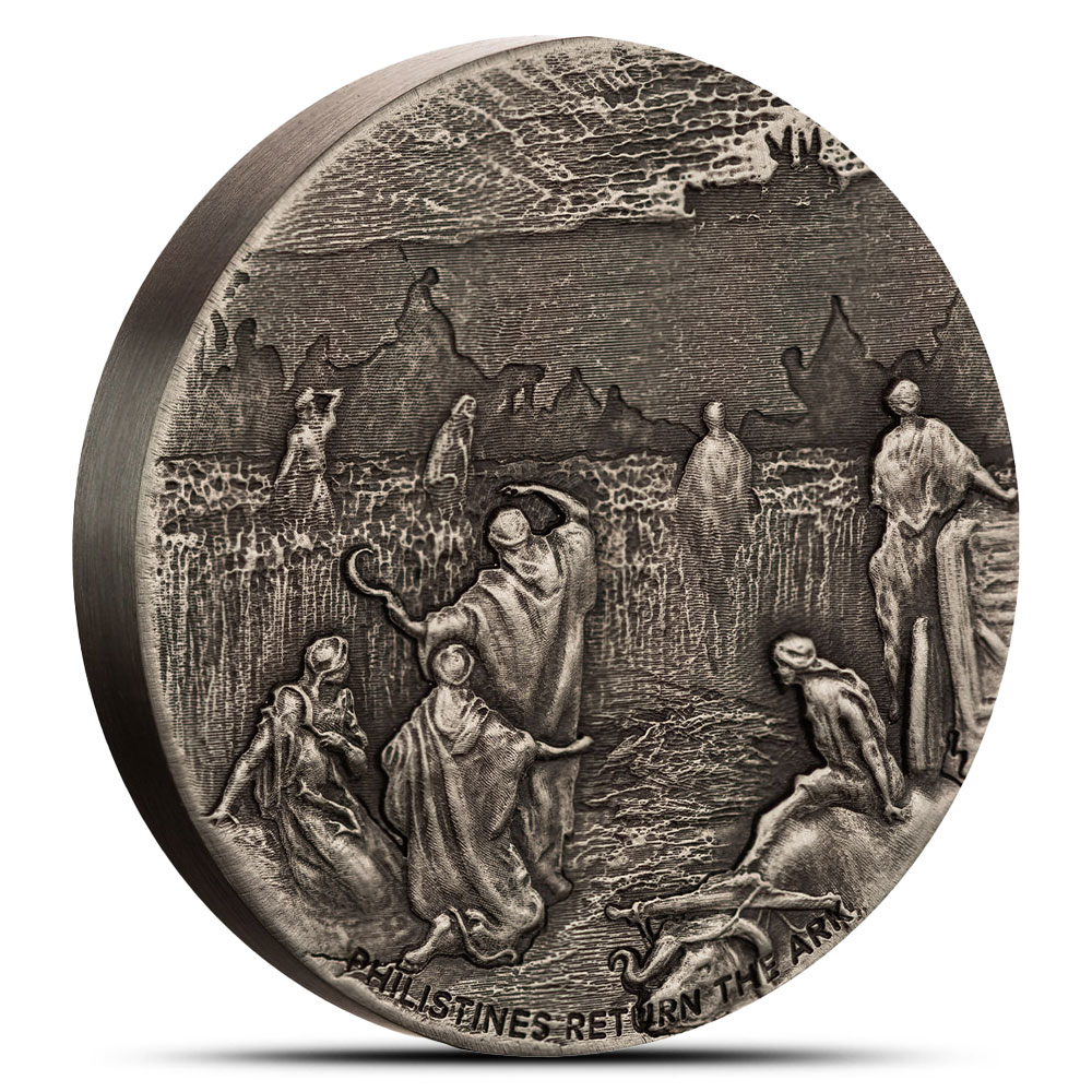 Buy 2024 2 oz Philistines Return the Ark Biblical Silver Coin Series ...