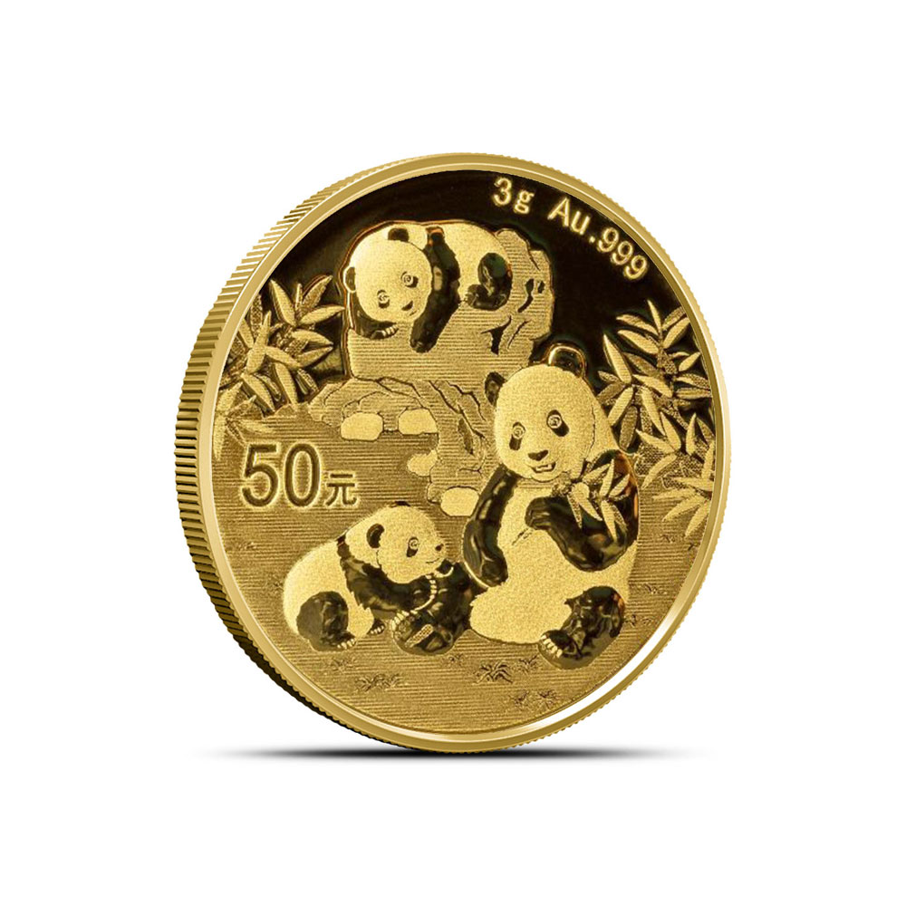 Buy 2025 3 Gram Chinese Gold Panda Coin (BU) | BullionMax