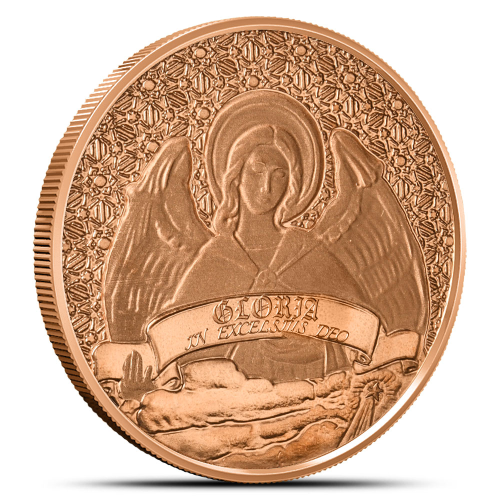 Buy 1 oz Gloria Angel Copper Round (New) | BullionMax