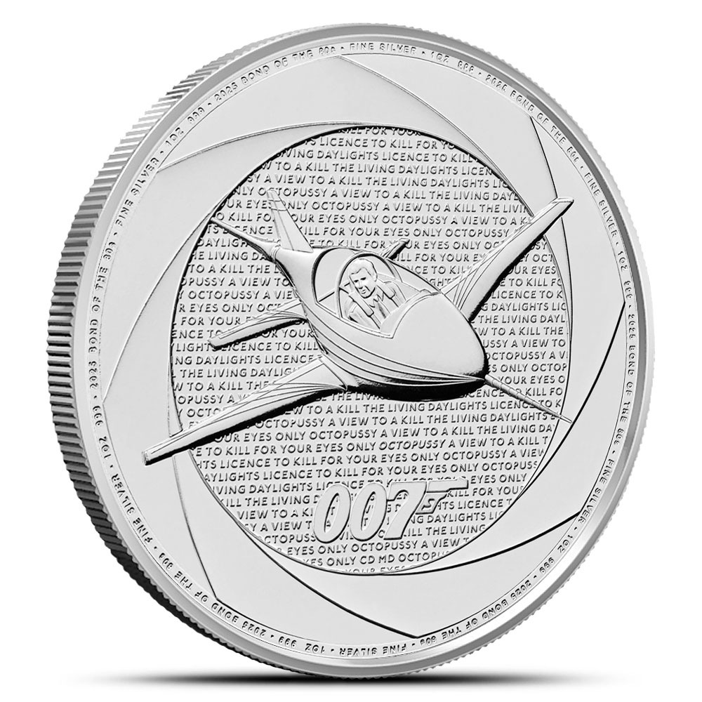Buy 2025 1 oz British Silver Six Decades of 007 Coin (BU) | BullionMax