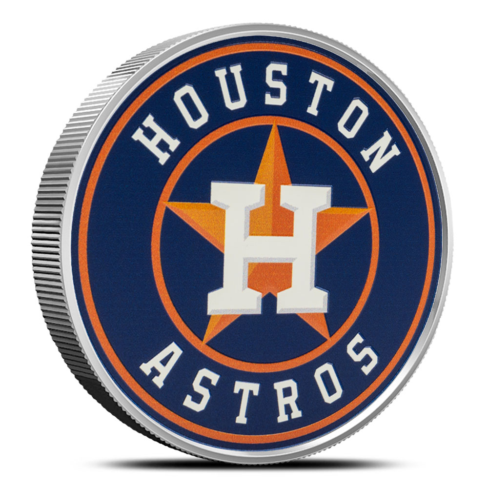 Buy 2025 3 oz Proof Colorized Niue Silver Major League Baseball Houston ...