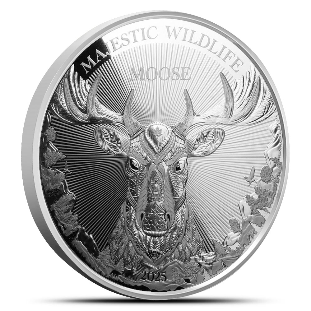 Buy 2025 1 Kilo Samoa Majestic Wildlife Moose Silver Coin (Proof-Like ...