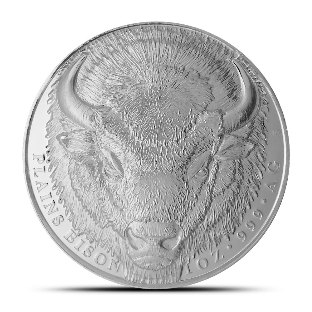 Buy 1 oz Proof Silver Domed Stackable Plains Bison Round (Ultra High ...