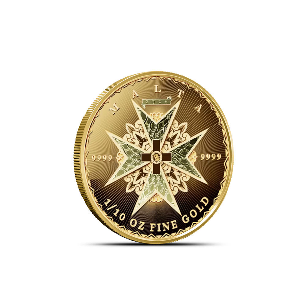 Buy 2025 1/10 oz Malta Gold Maltese Cross Coin (BU) | BullionMax