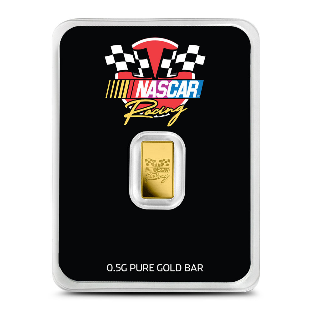 Buy 1/2 Gram Gold Nascar Bar (New w/ Assay) | BullionMax
