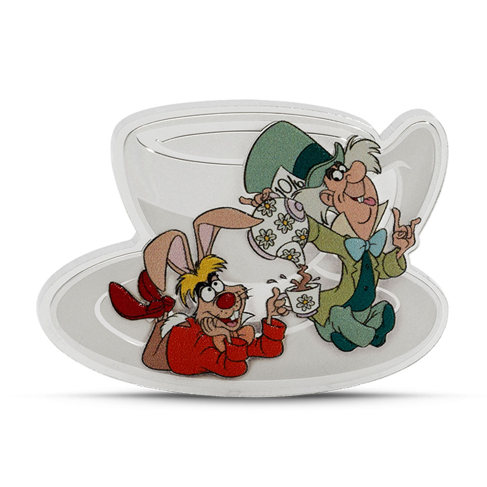 Buy 2025 2 oz Proof Colorized Niue Silver Alice in Wonderland Mad ...