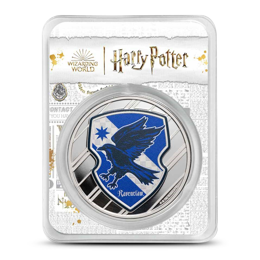 Buy 1 oz Colorized Harry Potter Houses Ravenclaw Silver Round (Proof ...