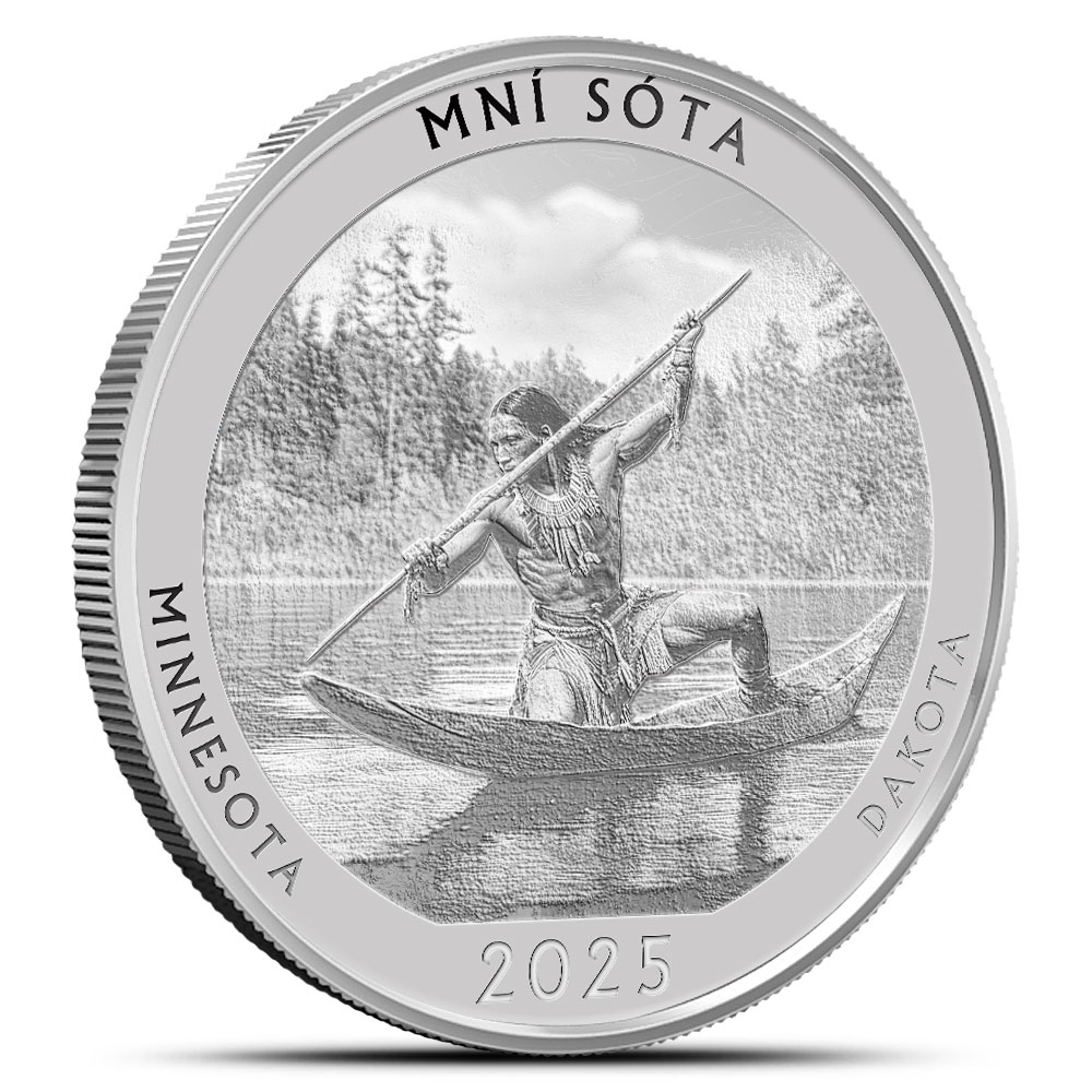 Buy 2025 1 oz Proof Native America the Beautiful Minnesota Silver Coin ...
