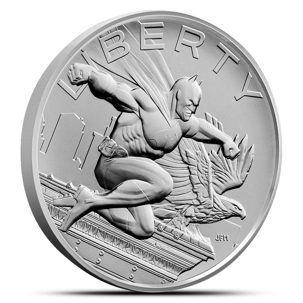 Buy 2025 1 oz DC Comics Batman American Liberty Silver Medal (Box + CoA ...