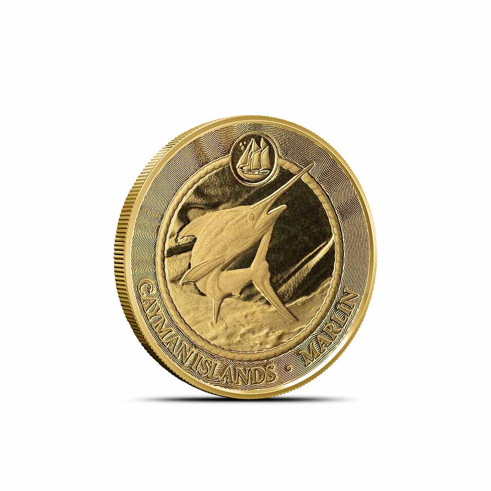 Buy 2025 1/10 oz Cayman Islands Gold Sea Life Marlin Coin (Proof-Like ...