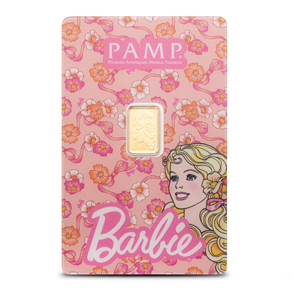 Buy 1 Gram PAMP Suisse Barbie Gold Bar (New w/Assay) | BullionMax