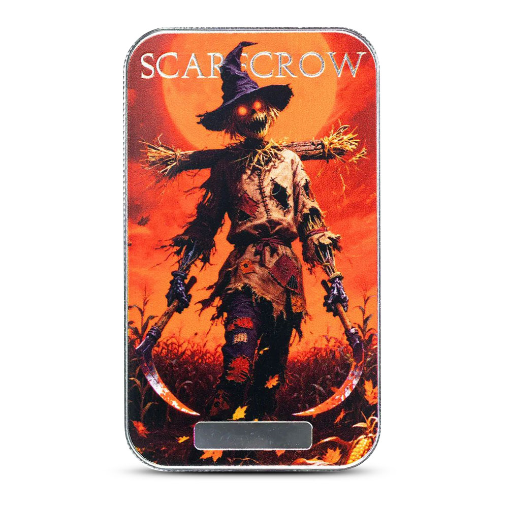 Buy 1 oz Colorized Scottsdale Monsters Collection The Scarecrow Silver ...