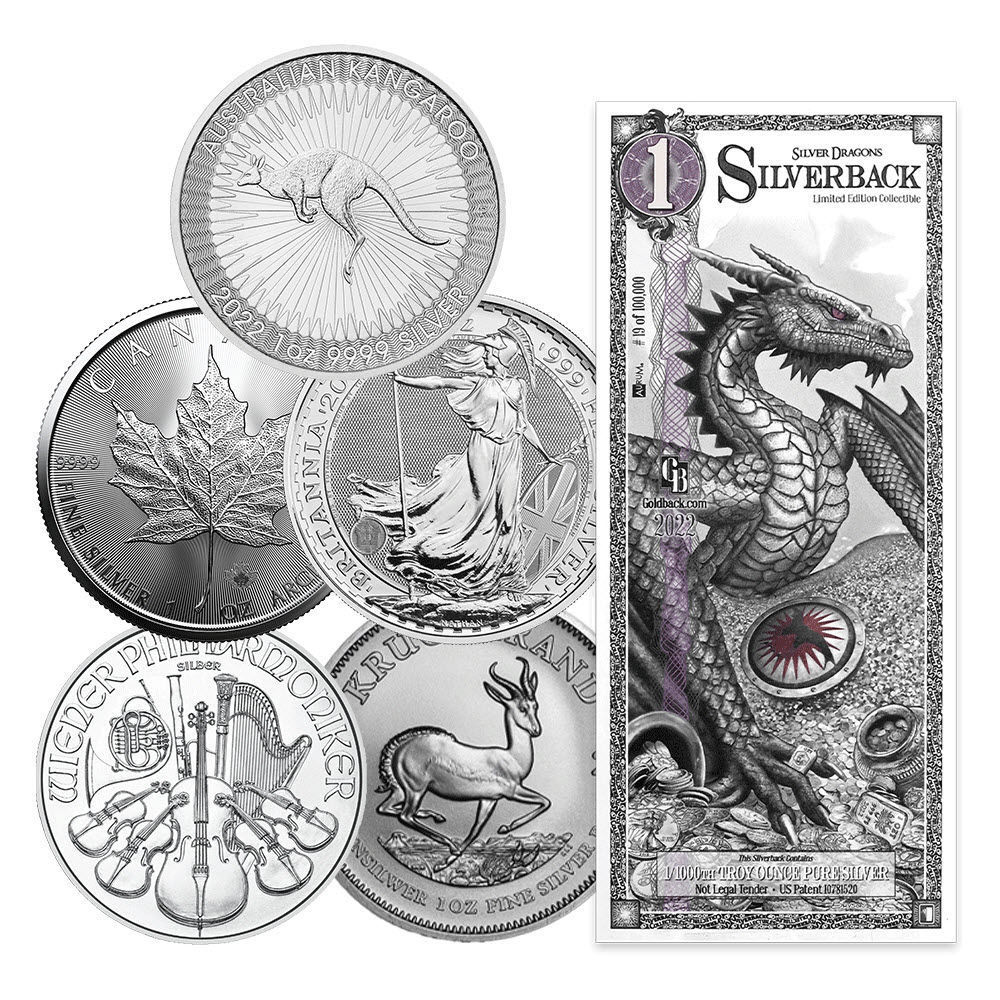 Buy 2023 Silver Dragon 5 oz Silver Kit w/ FREE Silverback | BullionMax